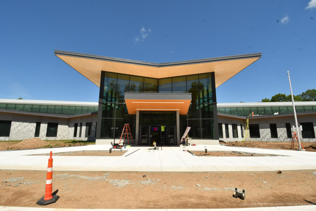 Forest County Potawatomi Community Center Exterior Progress -Greenfire