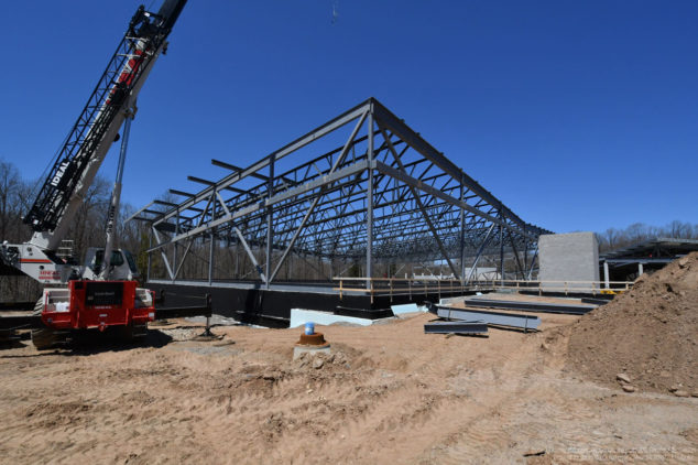 Forest County Potawatomi Community Center Exterior Progress -Greenfire