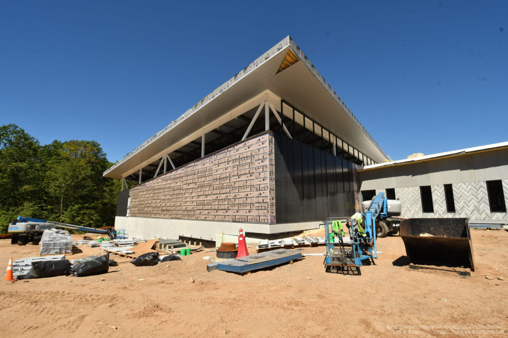 Forest County Potawatomi Community Center Exterior Progress -Greenfire