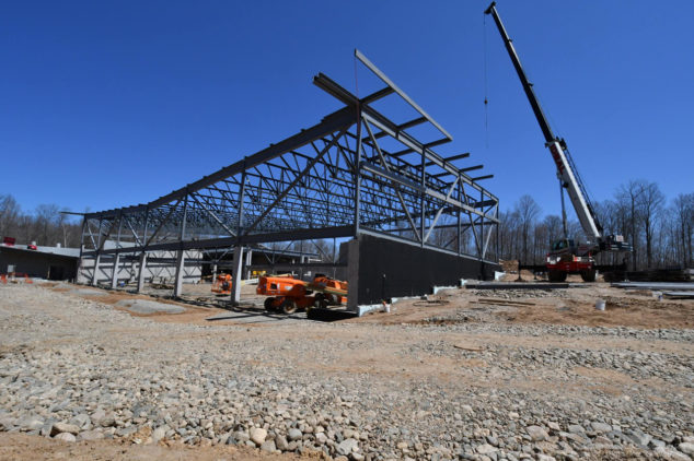 Forest County Potawatomi Community Center Exterior Progress -Greenfire