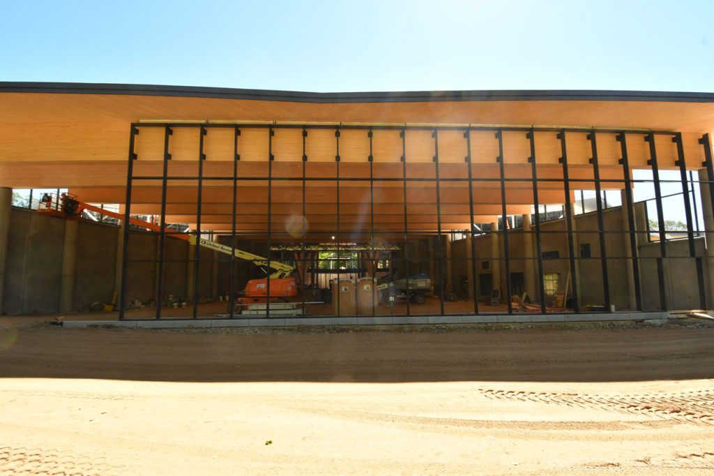 Forest County Potawatomi Community Center Exterior Progress -Greenfire
